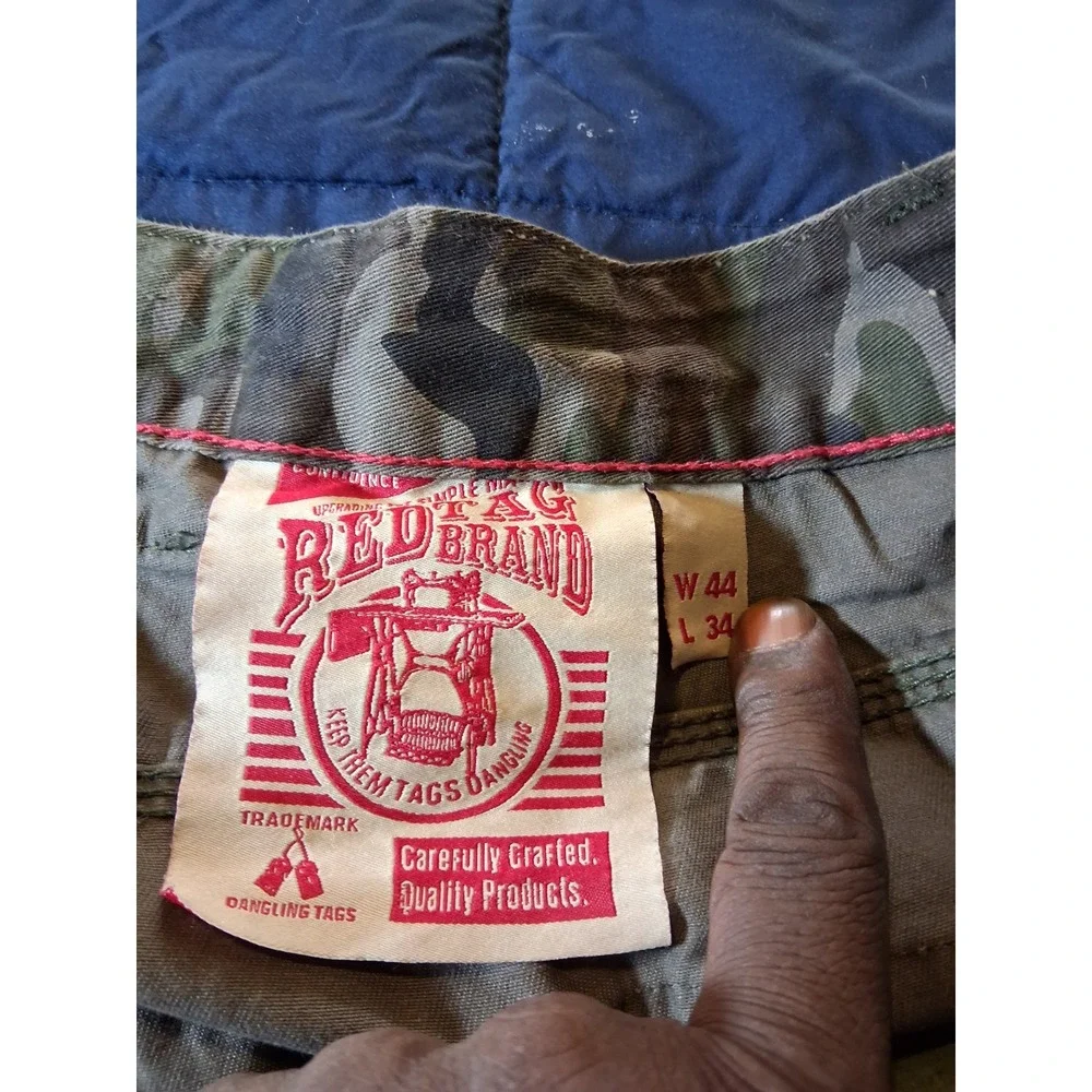 Red Tag Brand | Pants | Red Tag Brand Mens Camo Cargo Pants Green ...
